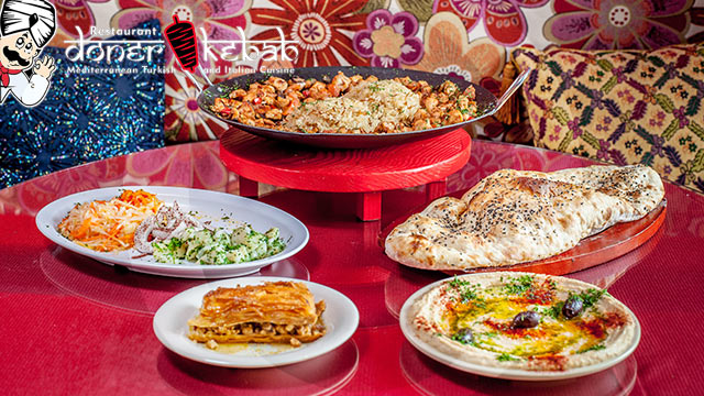 Doner Kebab Restaurant - Banquete turco para 2 personas: ‘Hummus ...