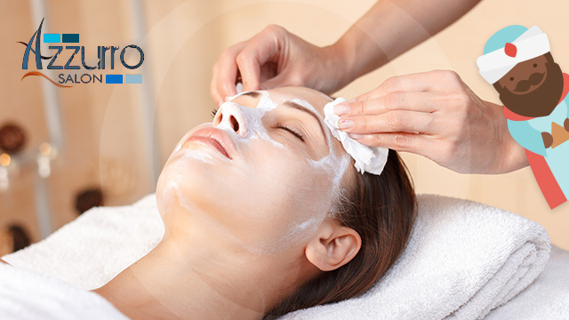 Azzurro Salon & Spa - Facial hidratante con Mascarilla de Oro 24k ...
