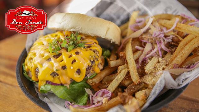 Hacienda Don Jando - Mofongo relleno (Camarones, Carne frita, Pollo o ...