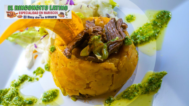 El Rinconcito Latino - Mofongo relleno de Churrasco, Mofongo relleno de ...